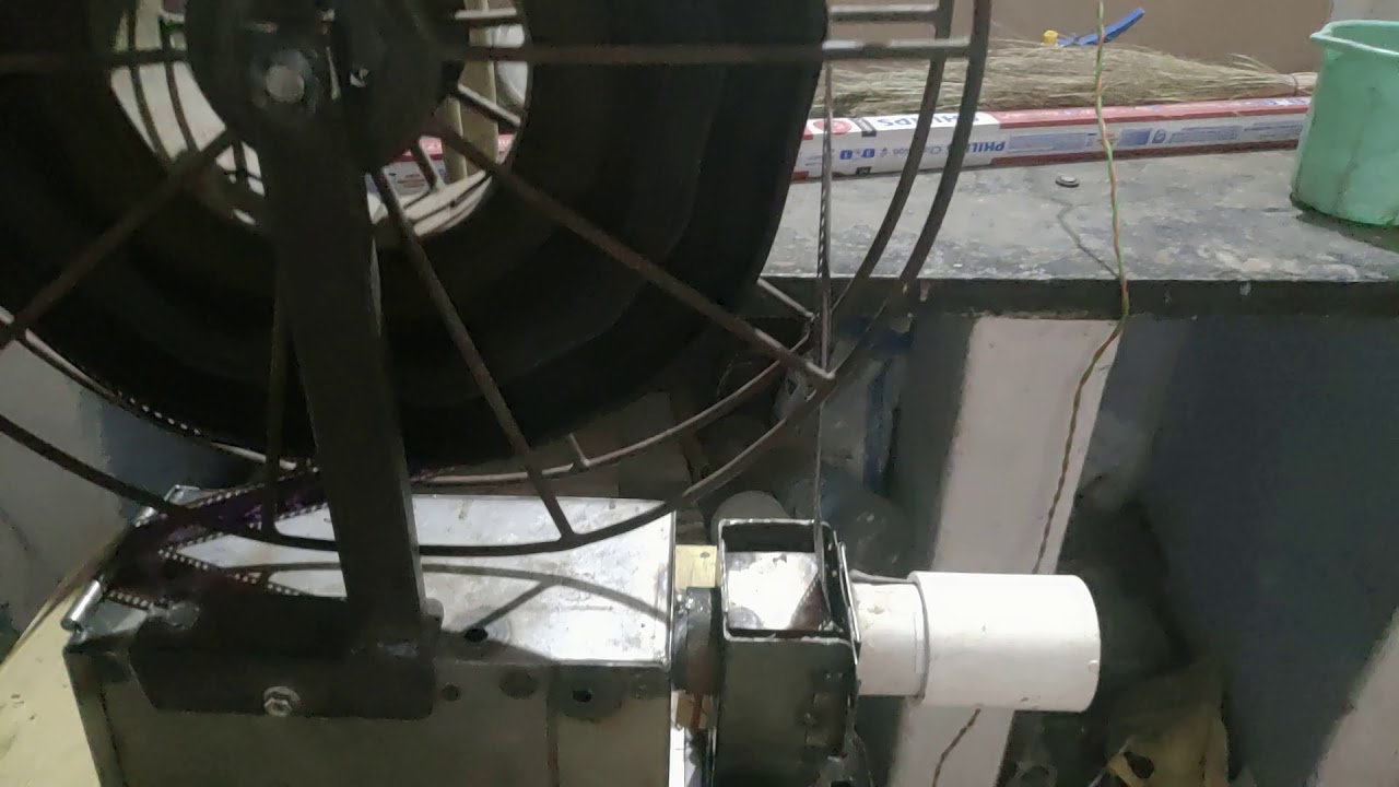 Home made 35mm cine projector - YouTube