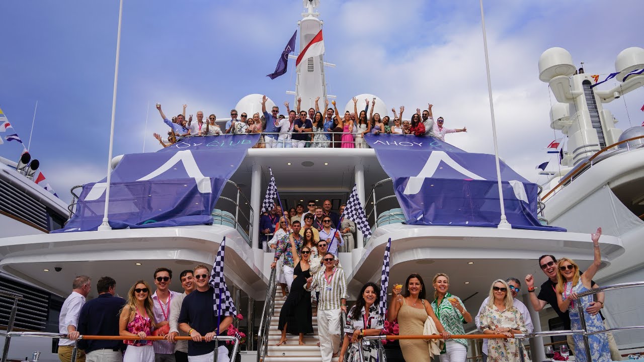 Ahoy Club X Monaco Grand Prix 2022 onboard 73m Megayacht CORAL OCEAN ...