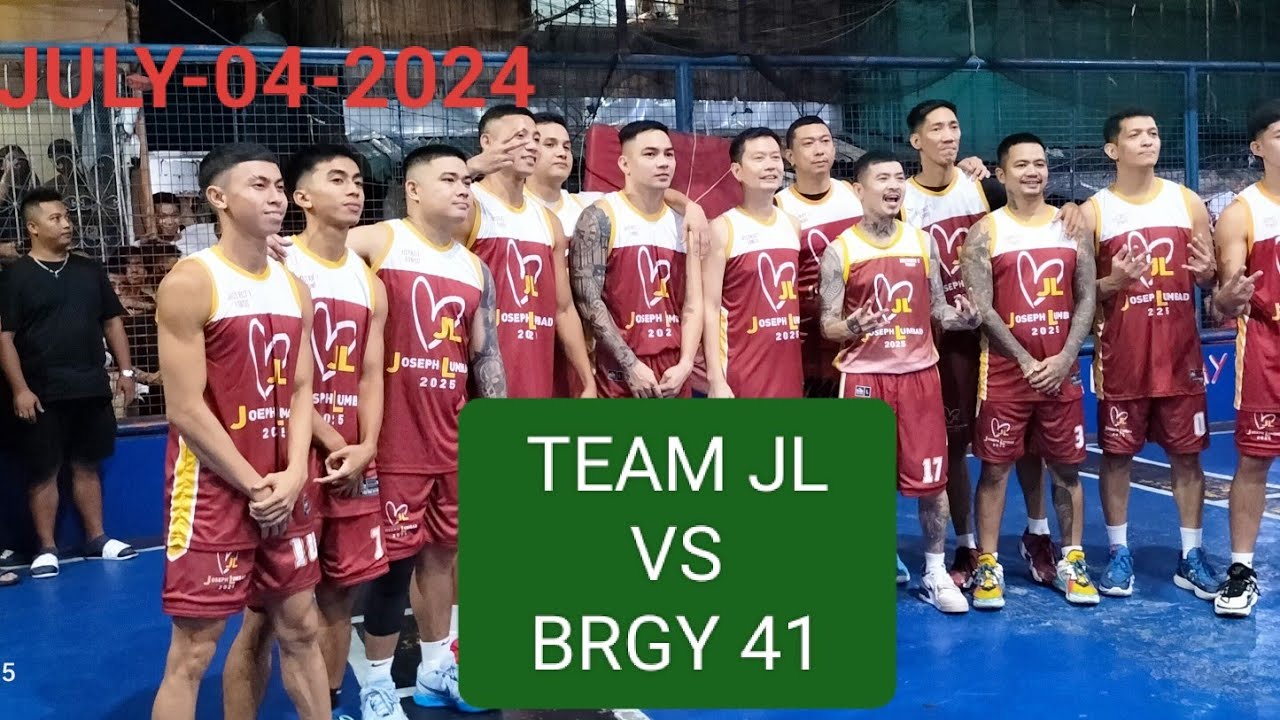 TEAM JL VS BARANGAY 41 LIVE BASKETBALL BRGY 41 TONDO MANILA - YouTube