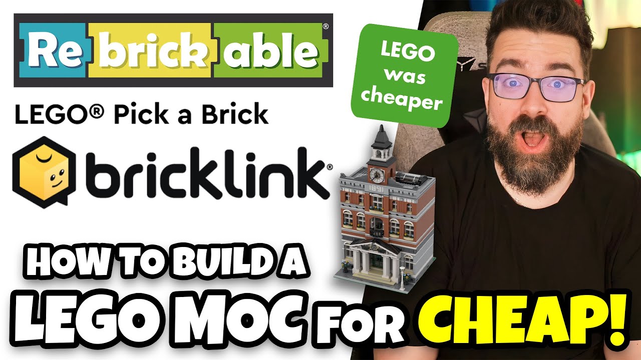 How to Build a Custom LEGO Modular for Cheap! (Rebrickable + Bricklink ...