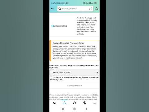 How to Close/Deactivate/Delete Amazon Account Permanently #shortsfeed #2023 - YouTube