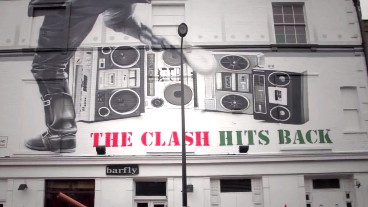 The Clash: Hits Back -- London Graffiti Mural - YouTube