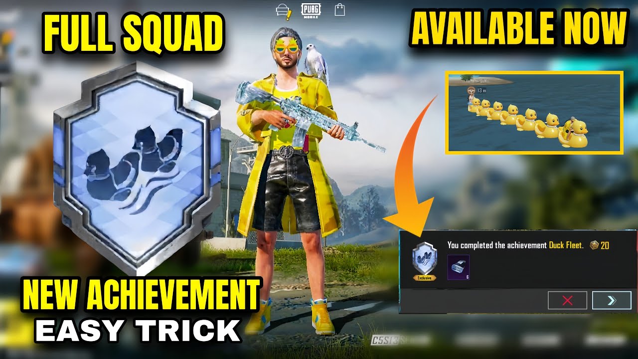 How To Complete ( Duck Fleet ) Achievement | Best Trick For Full Squad ...