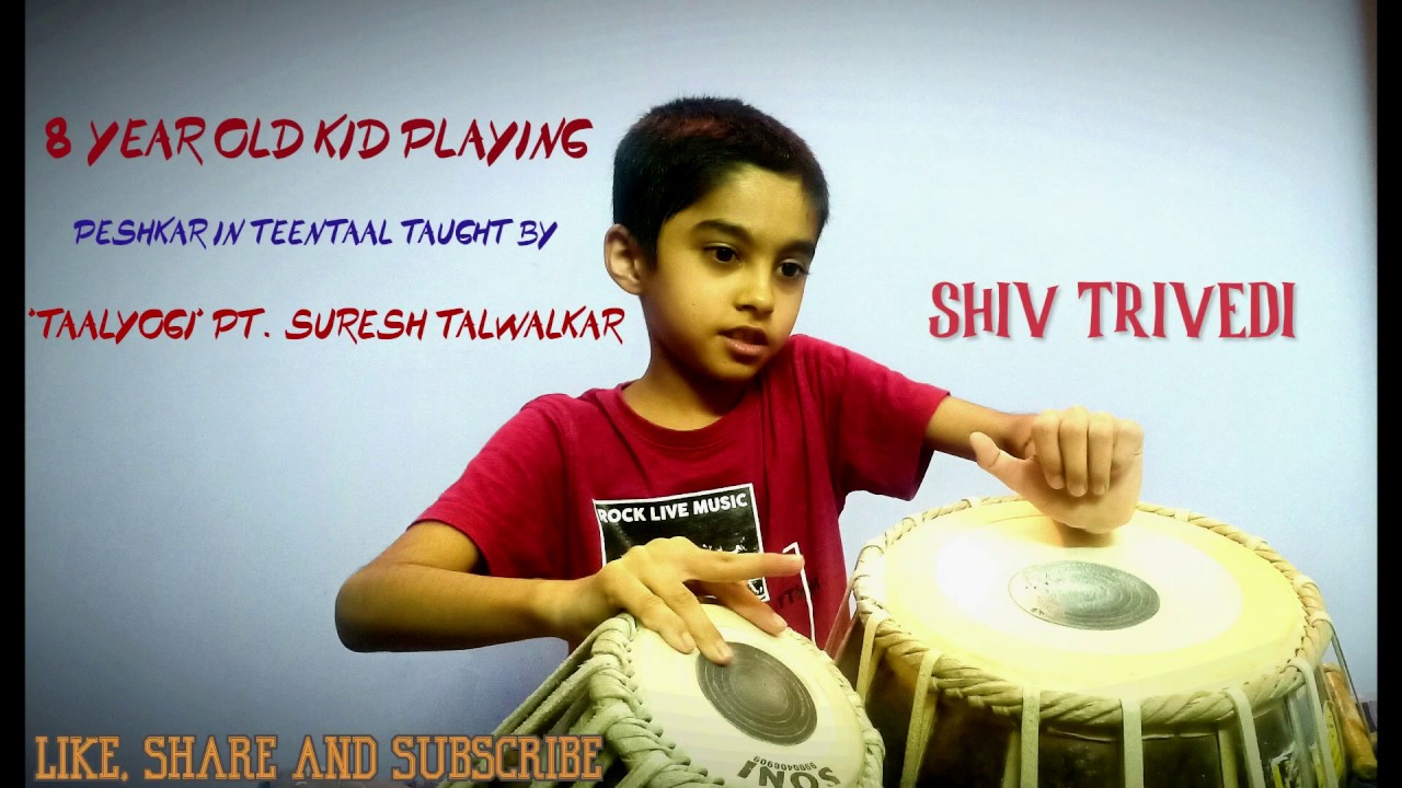 Shiv Trivedi playing peshkaar in Teentaal. - YouTube