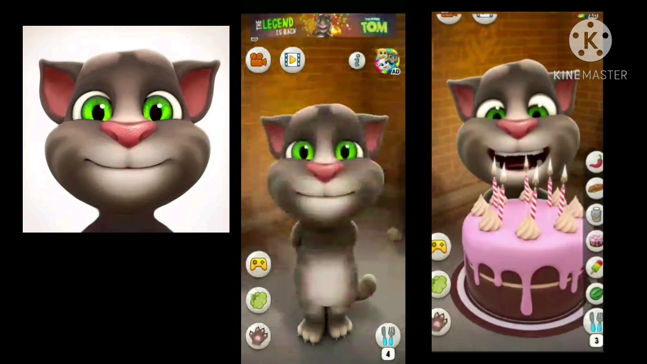 Talking Tom cat/play and learn/learn how to play gaming in YouTube ...