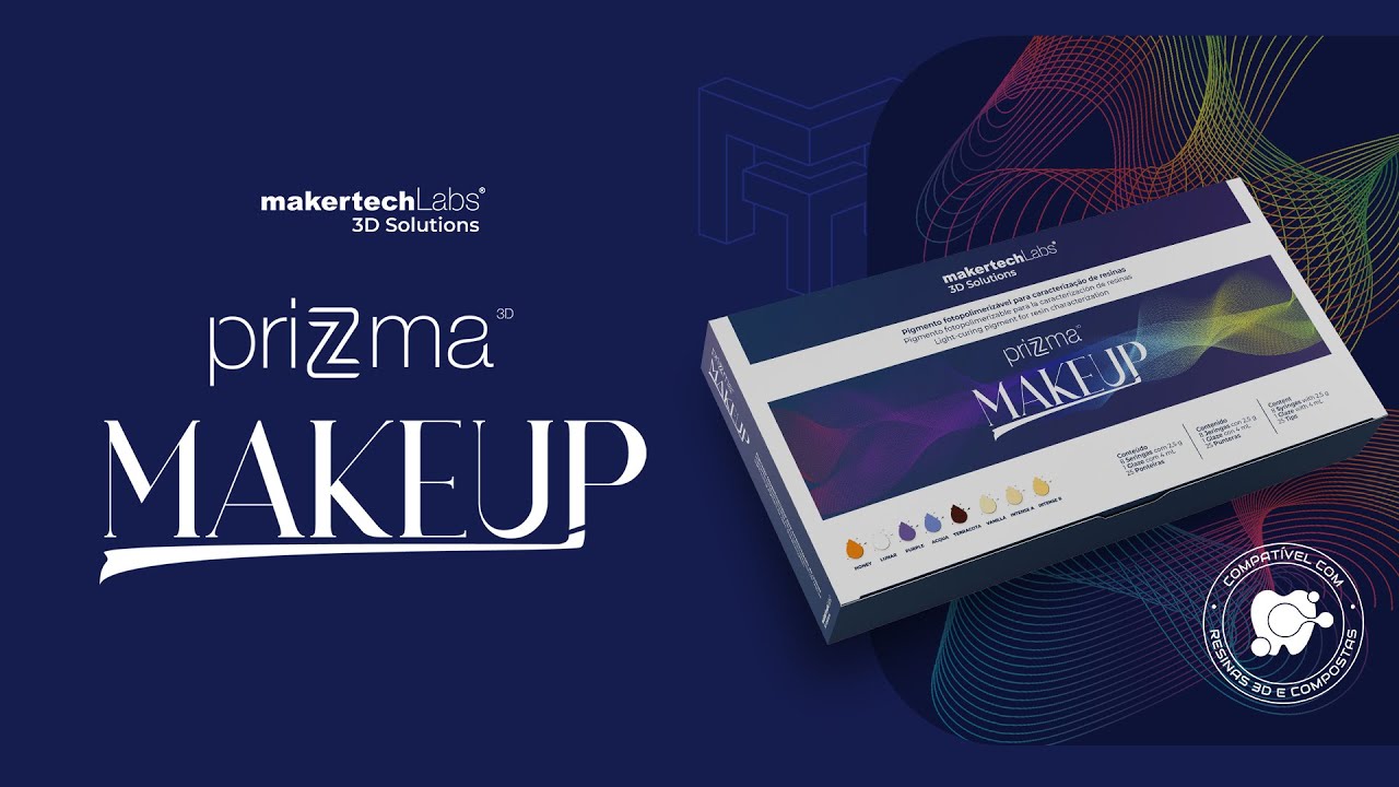 Prizma Makeup - Pigmentos fotopolimerizáveis para caracterização de ...