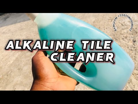 HOW TO MAKE TILE CLEANER : alkaline germ free cleaner. - YouTube