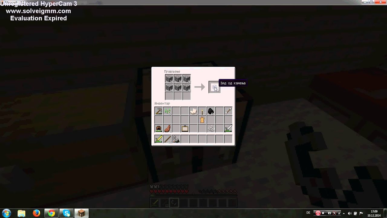 Kako napraviti baklju i zid??? (Minecraft) - YouTube