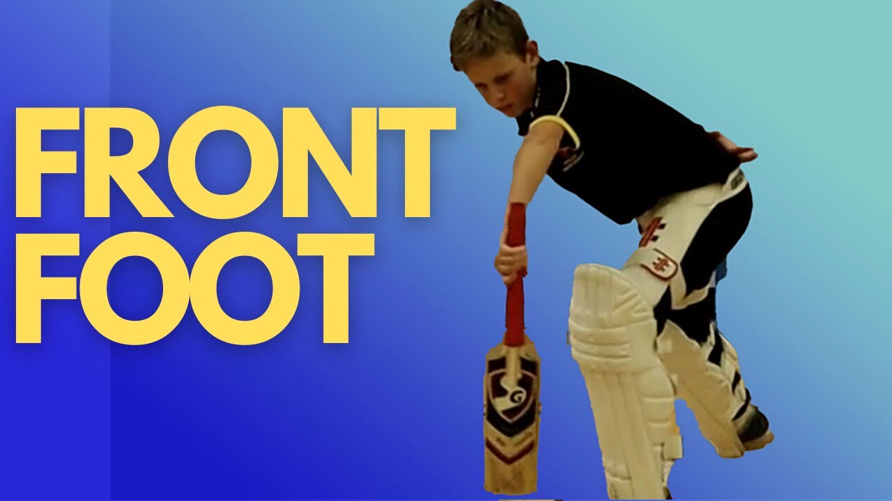 How To Bat In Cricket With PERFECT Front Foot Technique | Batting ...