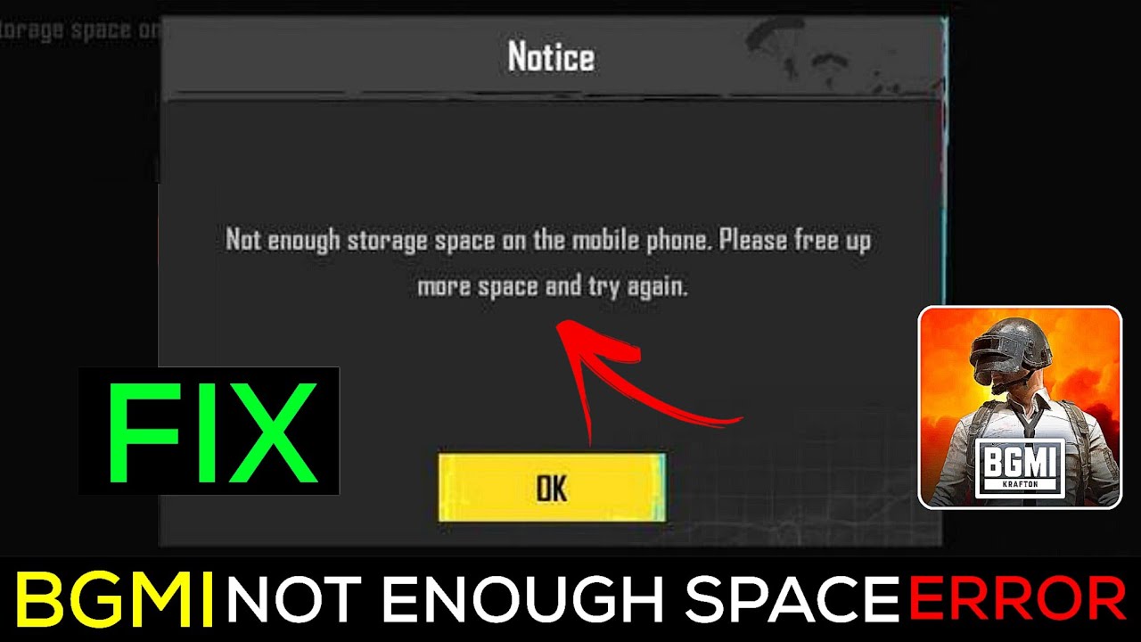 Bgmi Not Enough Storage Problem || Bgmi Not Enough Storage Space ...