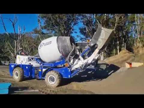 LUTON GROUP 1.8m3 self loading concrete mixer truck in NEWZEALAND - YouTube