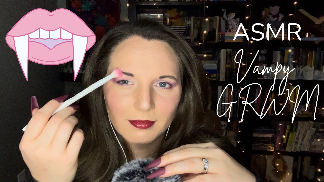ASMR GRWM Vampire Inspired - YouTube