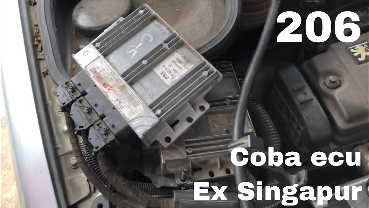 Ecu PEUGEOT 206 - sagem - YouTube