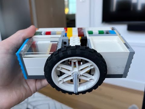 lego dual cylinder flat vacuum engine design - YouTube