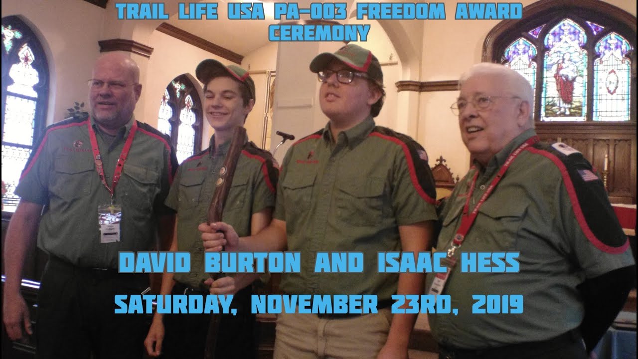 Trail Life USA Freedom Award Ceremony - YouTube