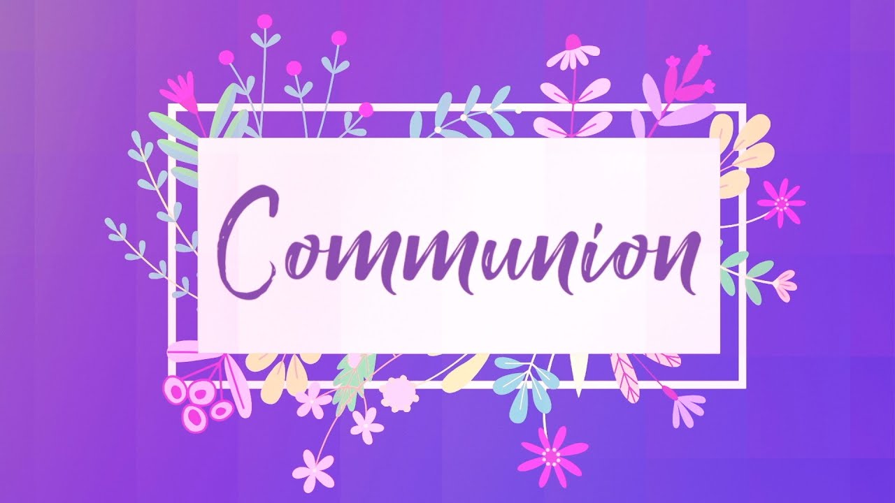 Floral Gradient Communion Loop - YouTube