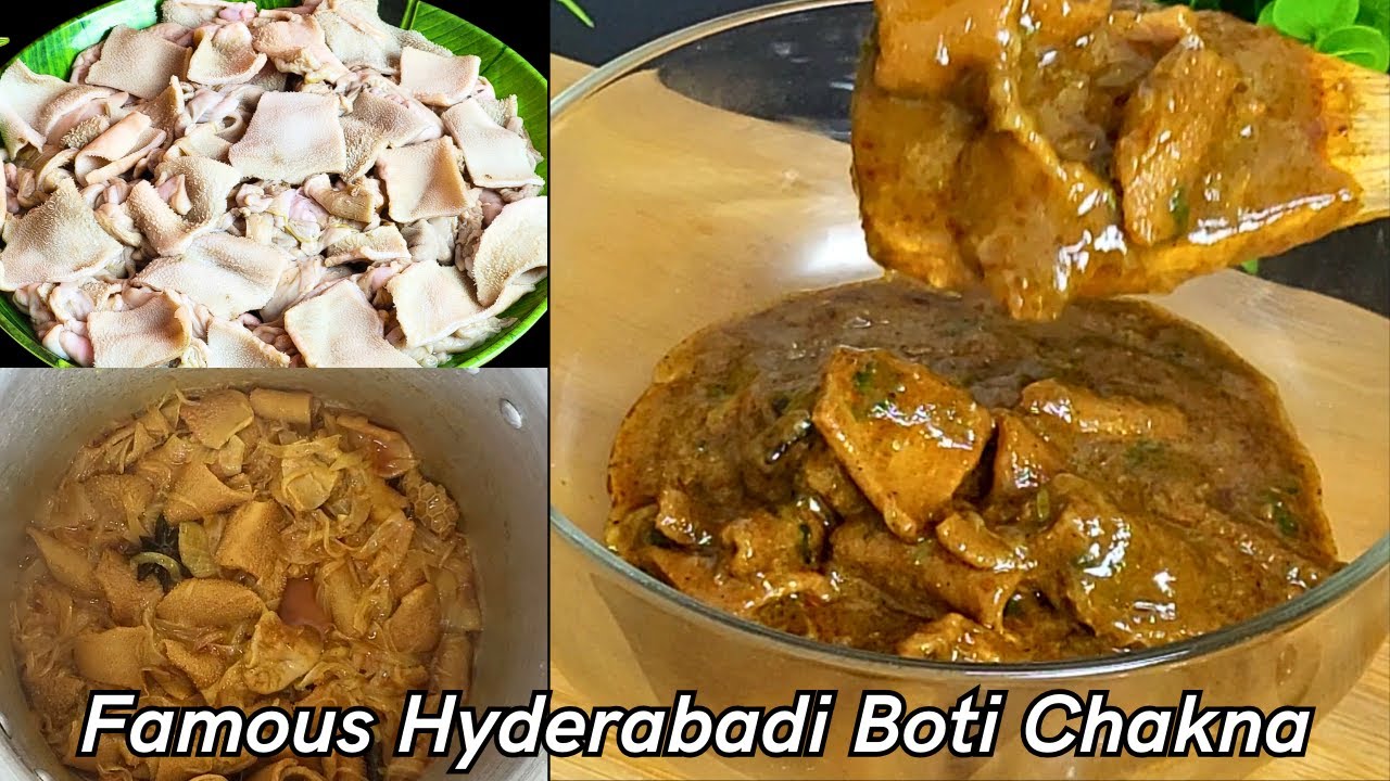 Famous hyderabadi boti chakna recipe in old city style | hyderabadi ...