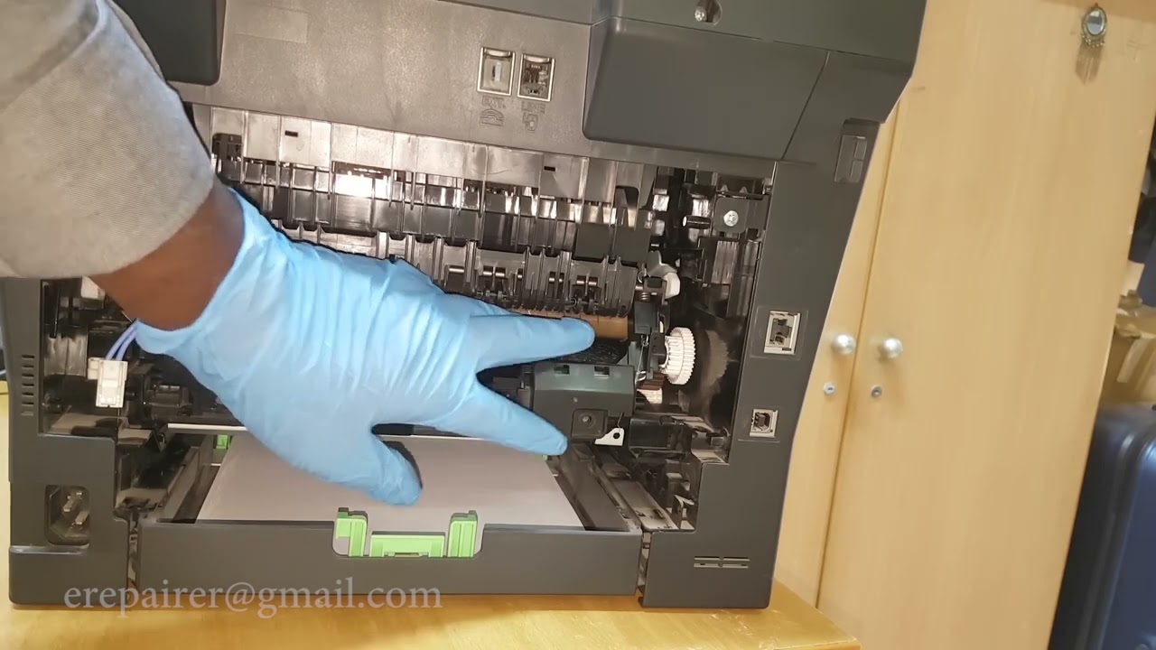 Brother MFC-8510 Fuser Unit Removing - YouTube
