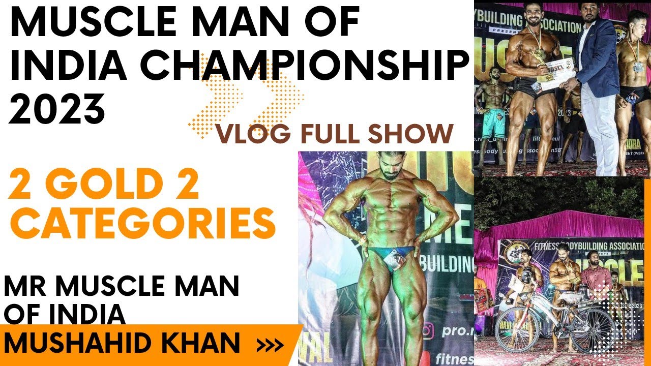 Mr Muscle Man Of India Bodybuilding Competition|| Overall champion ...