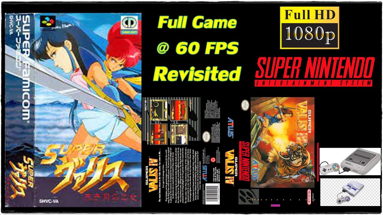 Super Valis IV (SNES) Full Walkthrough with cheats @ 1080p (Revisited ...