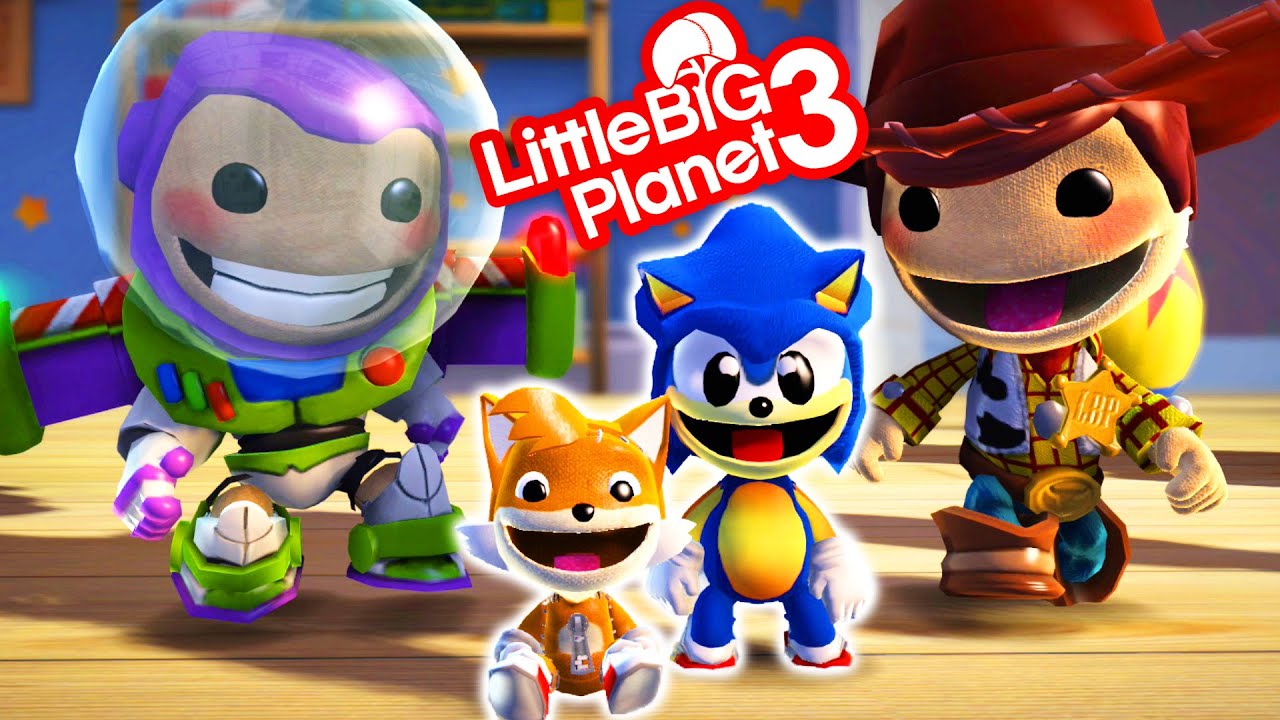 Sonic & Tails in Toy Story with Buzz Lightyear & Woody ...