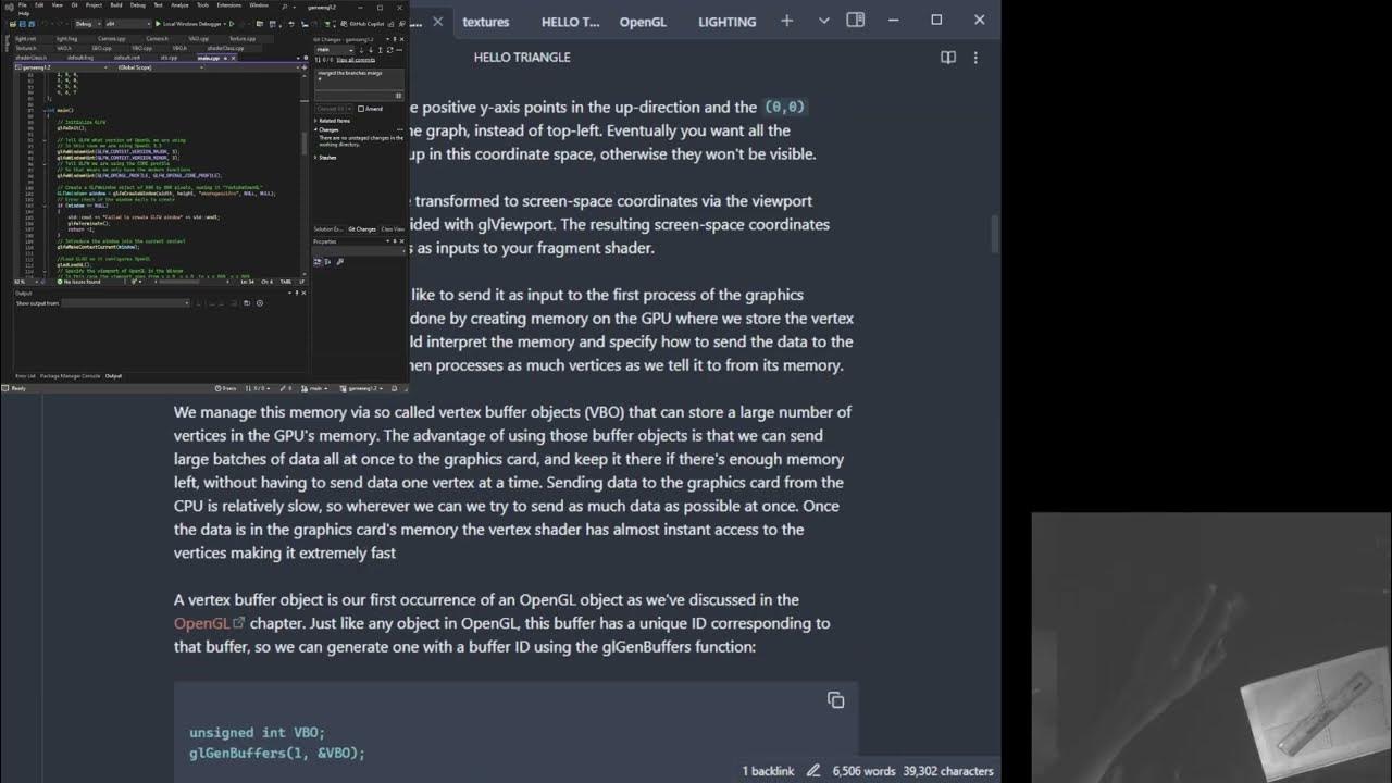 Day6: making a game engine from scratch #devlog Progress:preparing to create a terrain. - YouTube