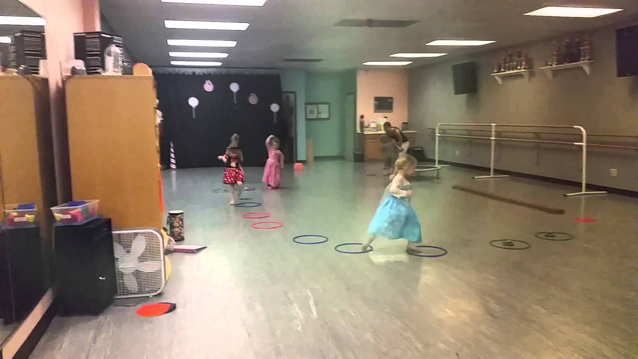 Obstacle course at ballet class - YouTube