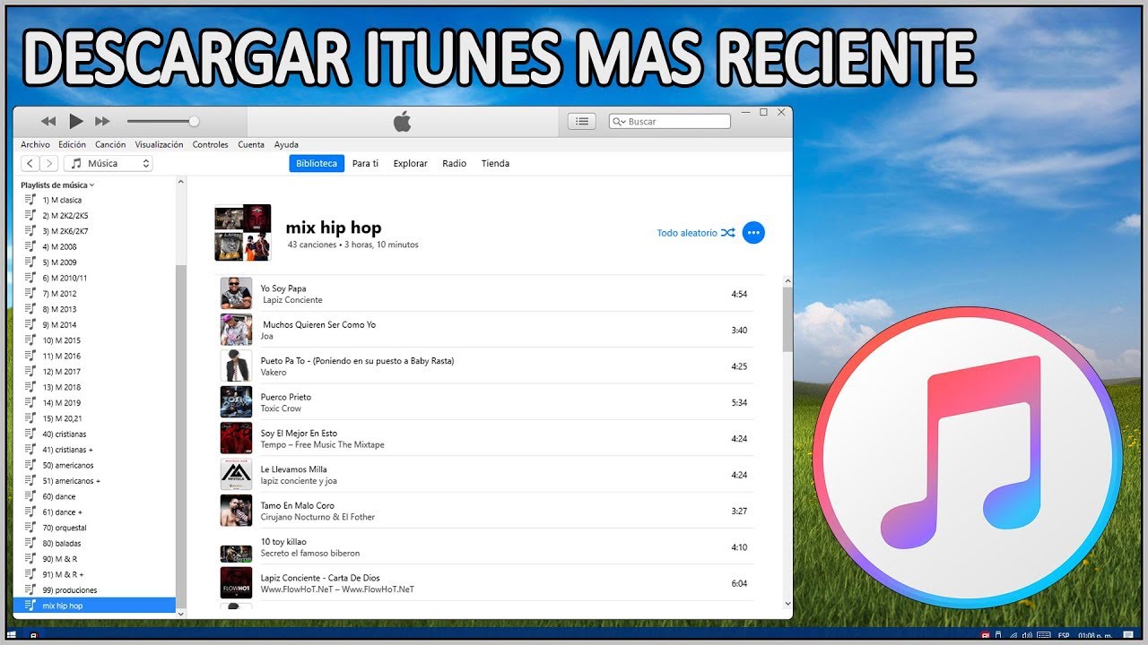 Descargar e instalar itunes para pc versión más reciente - YouTube