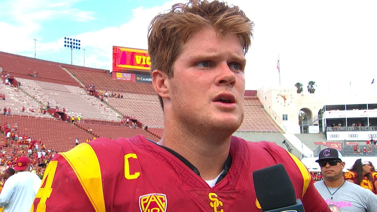Sam Darnold talks USC's 'balanced attack' after win over Western ...