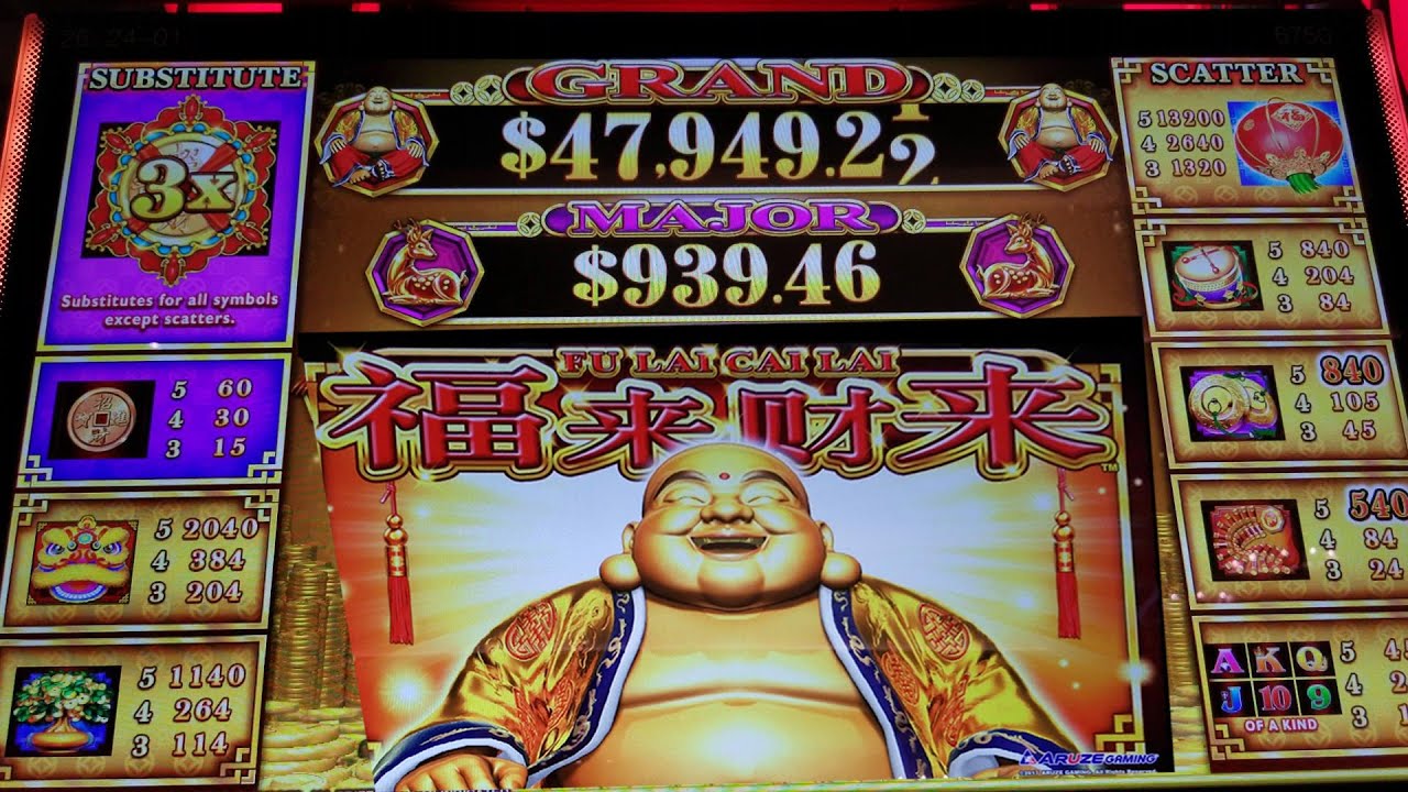 Fu Lai Cai Lai slot bonuses at Hard Rock casino Tampa Florida - YouTube