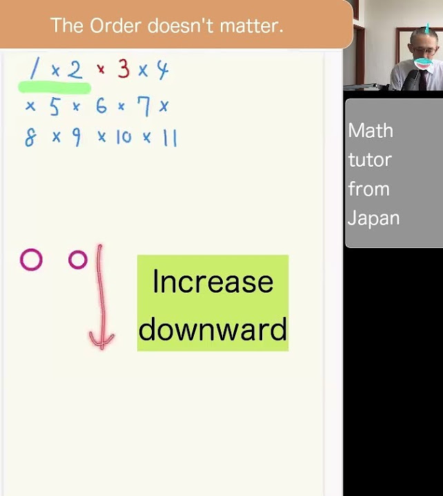 Order doesn't matter in multiplication - YouTube