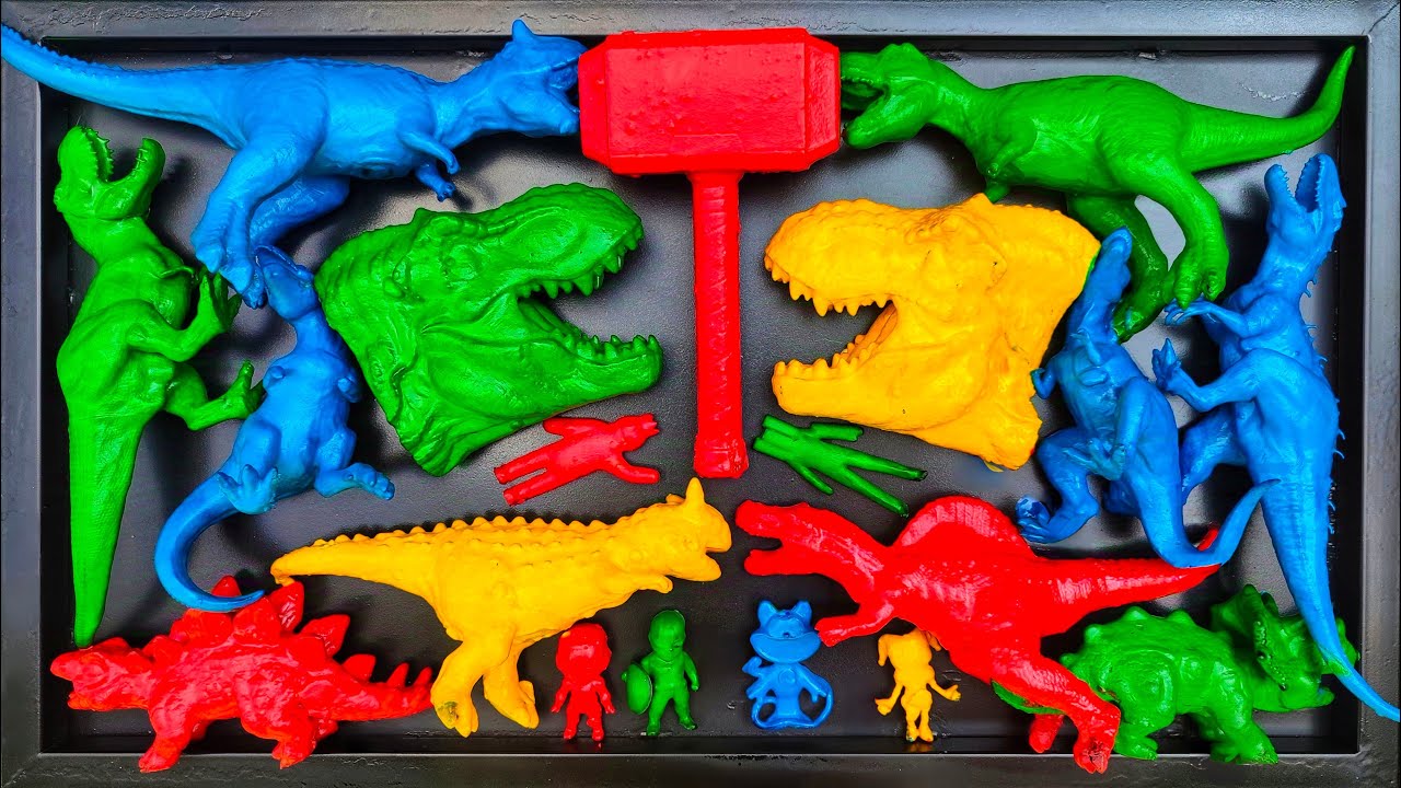 RAWRRR!!! DINOSAURUS JURASSIC WORLD DOMINION:GIGANOTOSAURUS, CATNAP ...