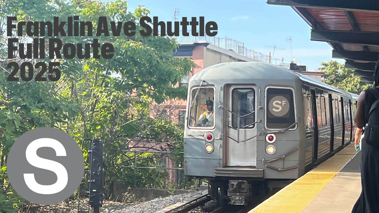 Franklin Ave Shuttle Full ride From Prospect Park To Franklin Av - YouTube