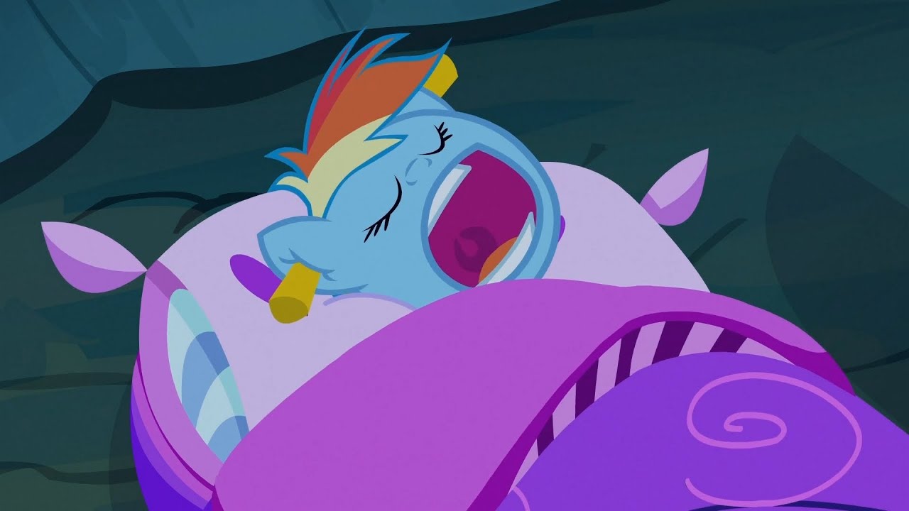 Rainbow Dash - Rainbow Dash snores - Headless horse snore - whinny-like ...