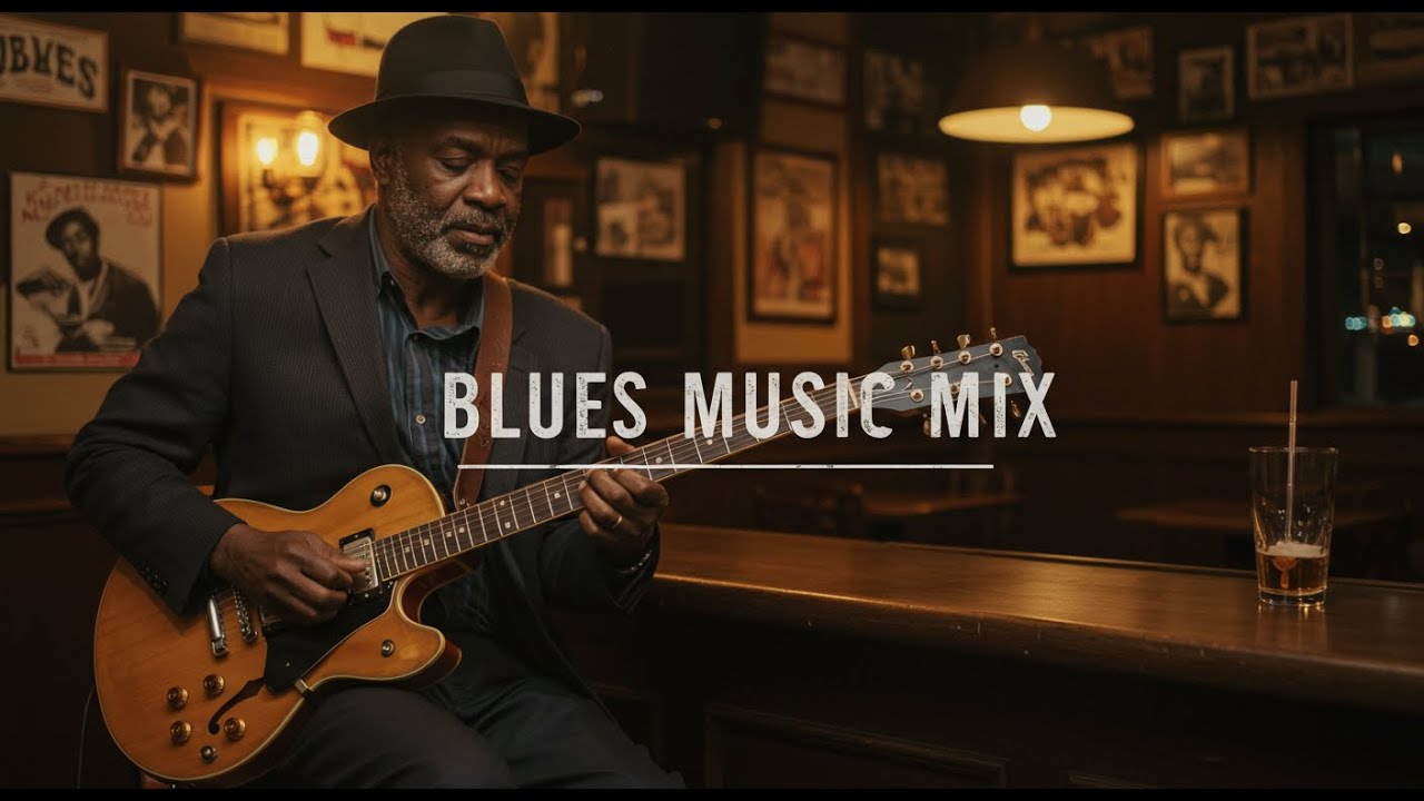 Blues Essentials 2025 | Slow Tempo & Reflective Guitar Solos - YouTube