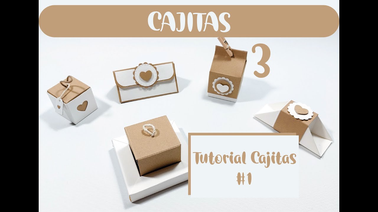 Tutorial Cajitas CAJITA #3 #scrapbook #scrapbooking #papercraft - YouTube