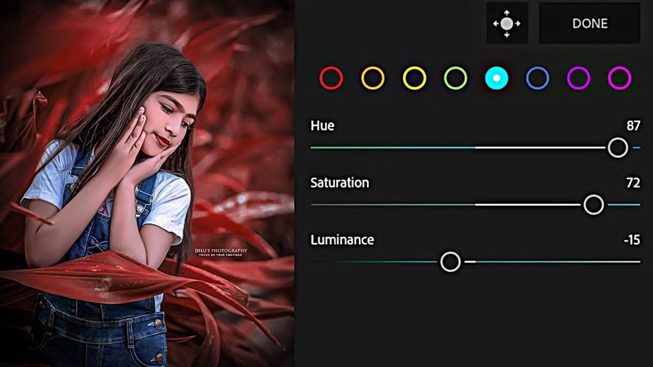 Red And Blue Tone Lightroom Photo Editing || Lightroom Photo Editing ...