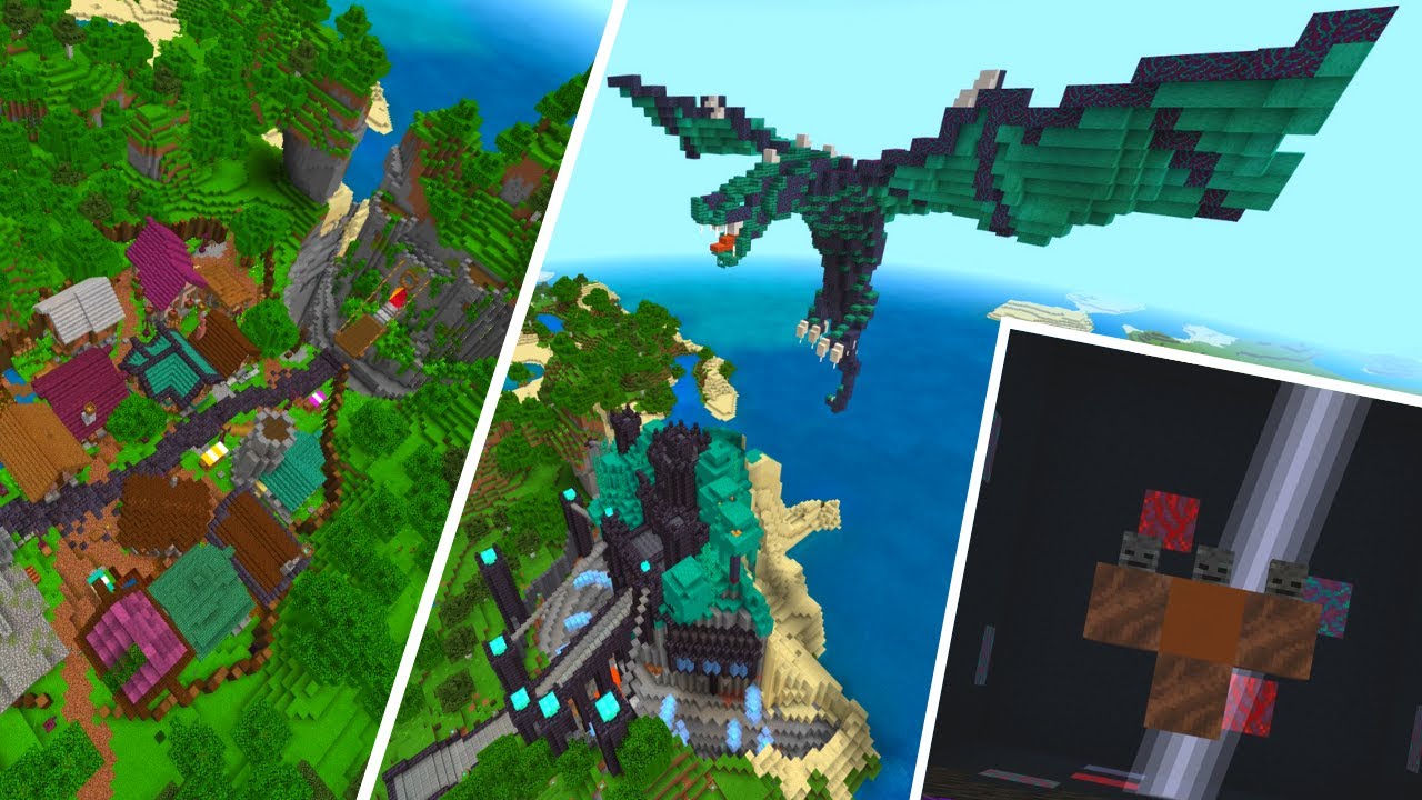 I Asked My Subscribers To Build In The Same Location! (Minecraft ...