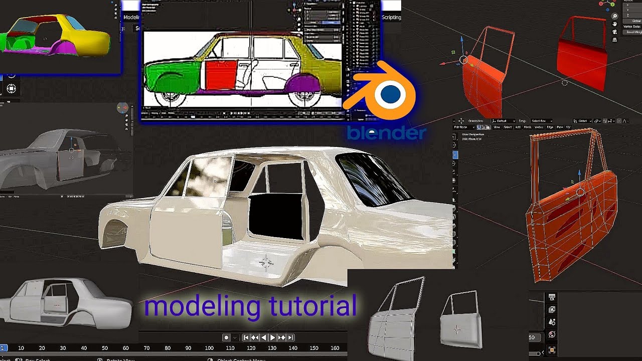 blender car modeling - YouTube