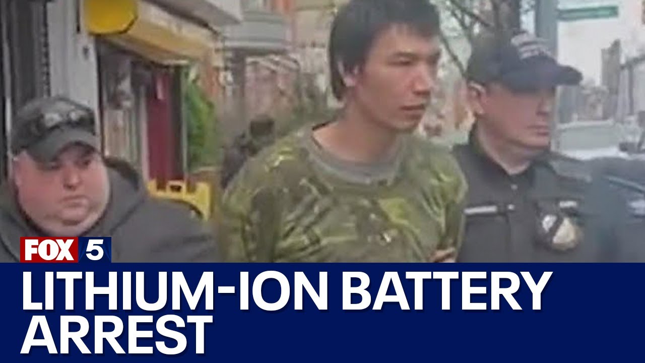 Lithium-ion battery arrest - YouTube