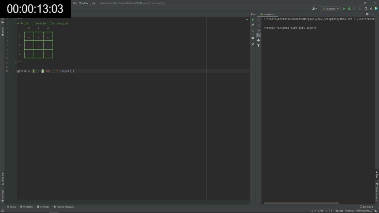 PYTHON SIMPLE MORPION [38MINS / x8.5] - YouTube