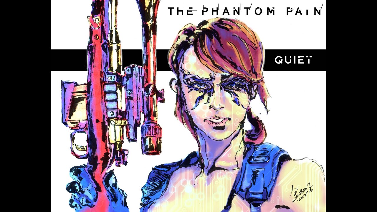 Metal Gear V: The Phantom Pain "Quiet" Live Art - YouTube