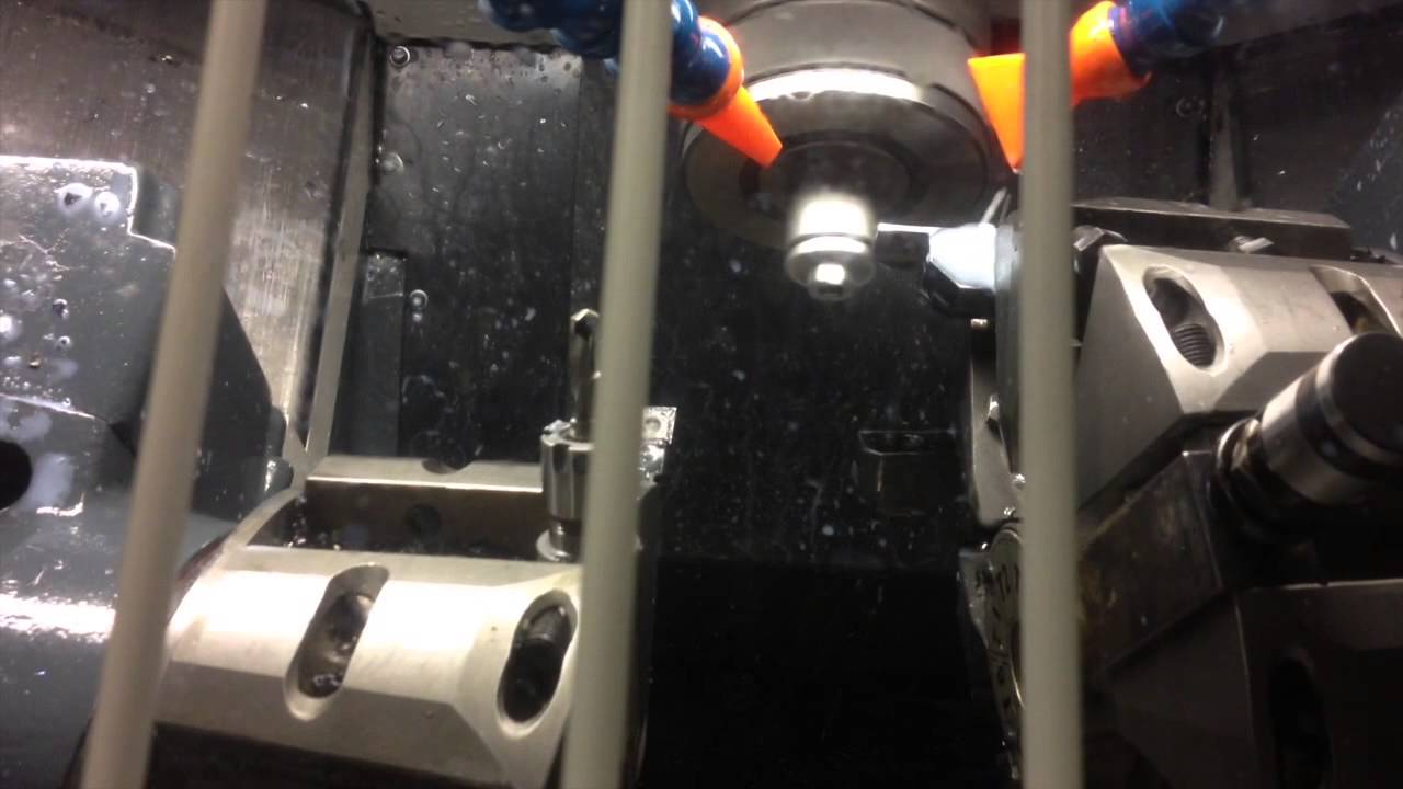 NCT 201 Dual Channel CNC Control on Okuma Lathe - YouTube