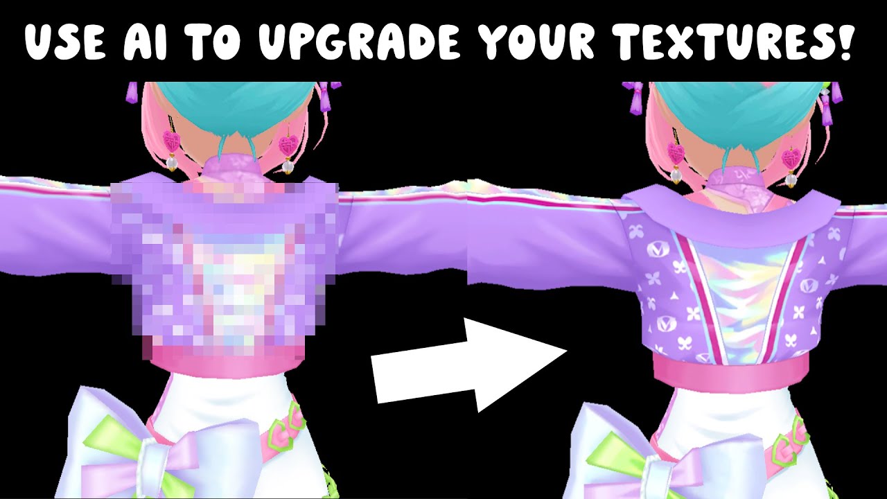 How To Use AI To Upgrade Your Unity, Game, and VRChat Textures! - YouTube