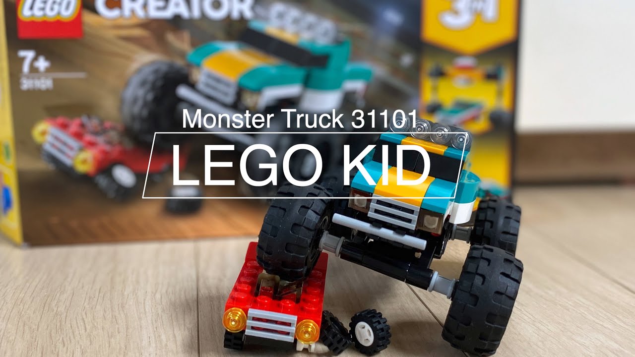 LEGO Creator 3-in-1 Monster Truck | 레고 크리에이터 3-in-1 몬스터 트럭 | 31101 ...