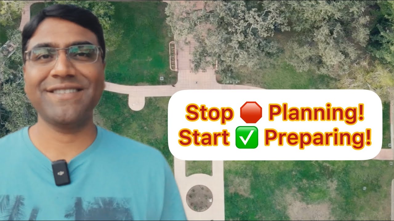 Stop Planning 🚫, Start Preparing 🏃‍♂️ - YouTube