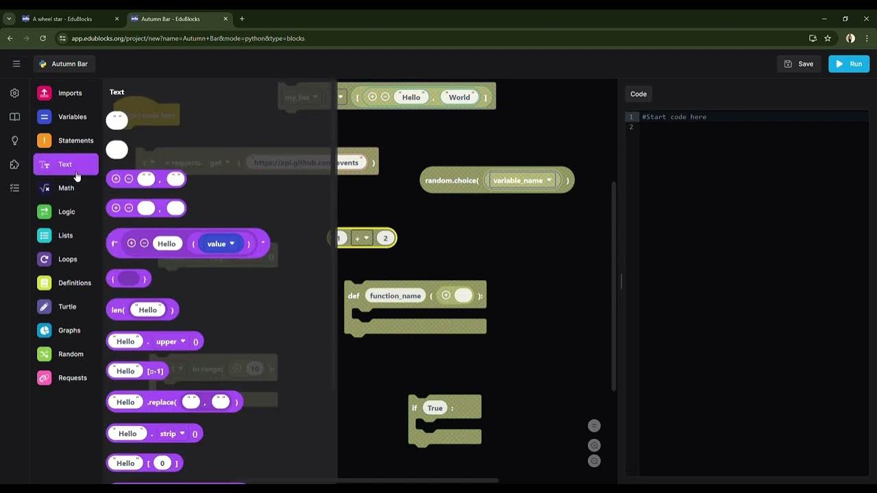 EduBlocks WheelStar - YouTube