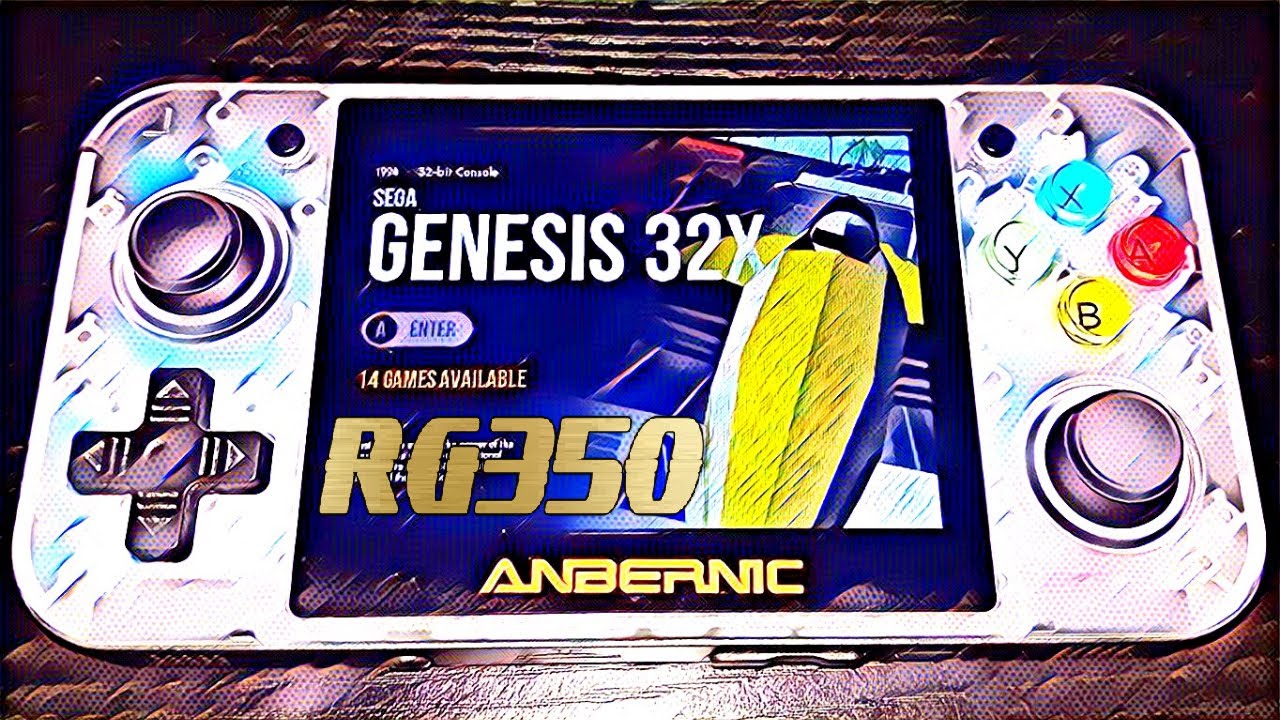 SEGA Genesis 32X Performance on the RG350 (Adam Image CFW) 2022 - YouTube