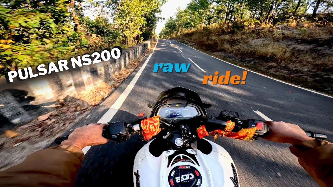 Pulsar Ns200 Sita Fall picnic Ride | bike raw Sound Ride | #nslover # ...