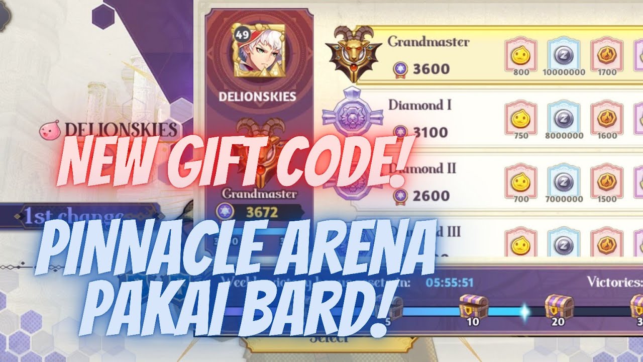 NEW GIFT CODE META BARD DI PINNACLE ARENA - RAGNAROK ARENA - YouTube
